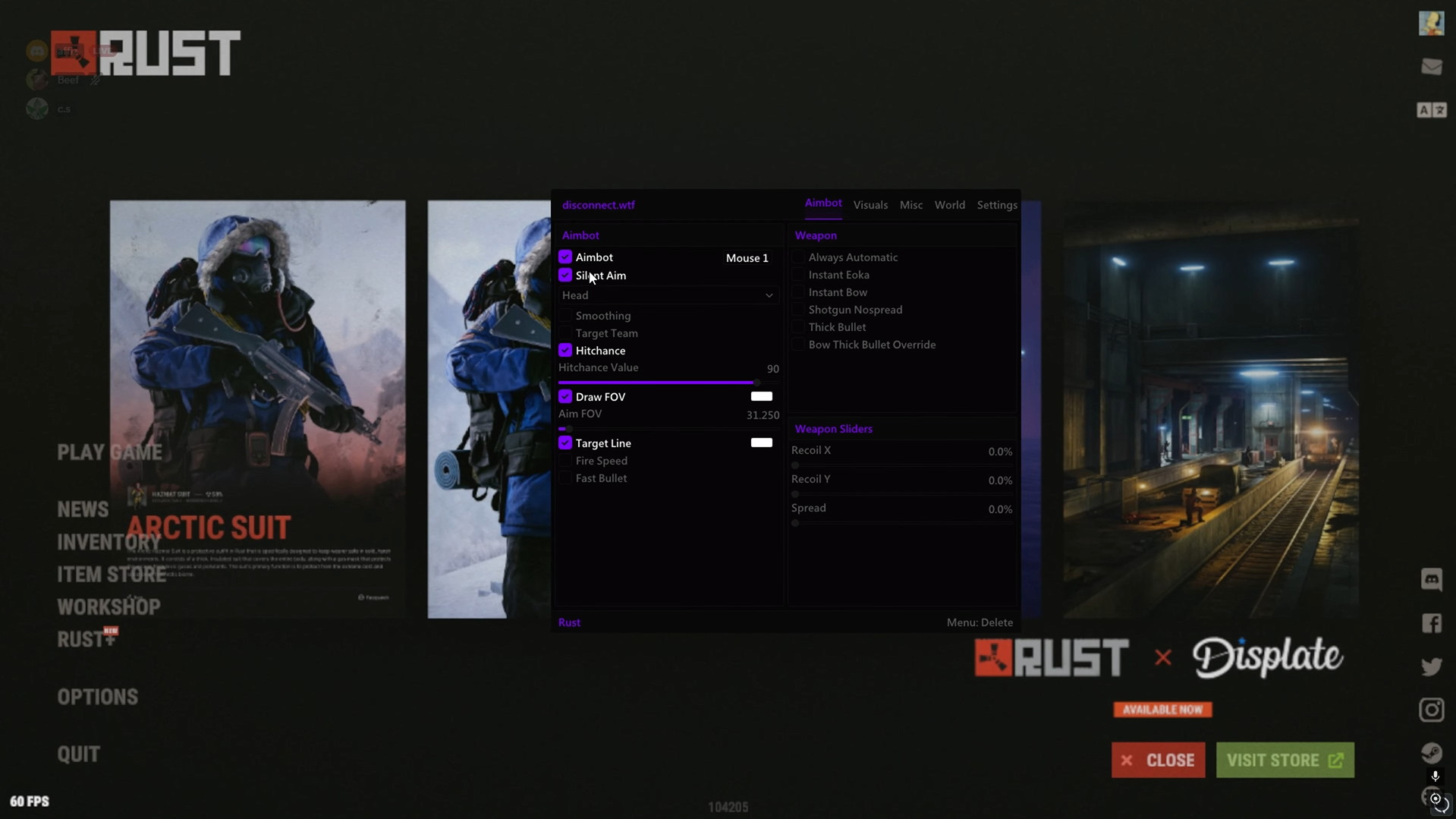 Rust Disconnect Wtf External Cheats Aimbot Esp And More For Rust