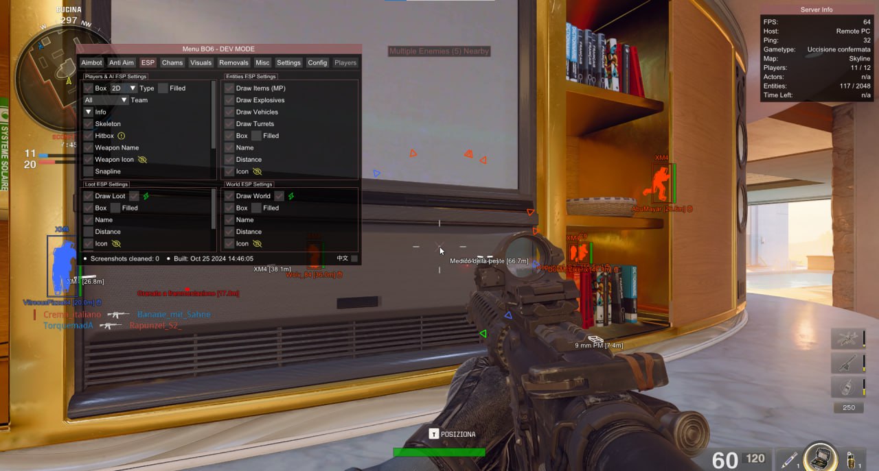 Ombra BO6 Cheat - Aimbot, Spoofer & Unlock All for BO6